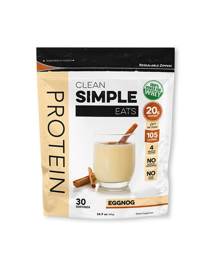 Clean Simple Eats Limited Edition Protein Powder: Eggnog – Hair By Brigitte